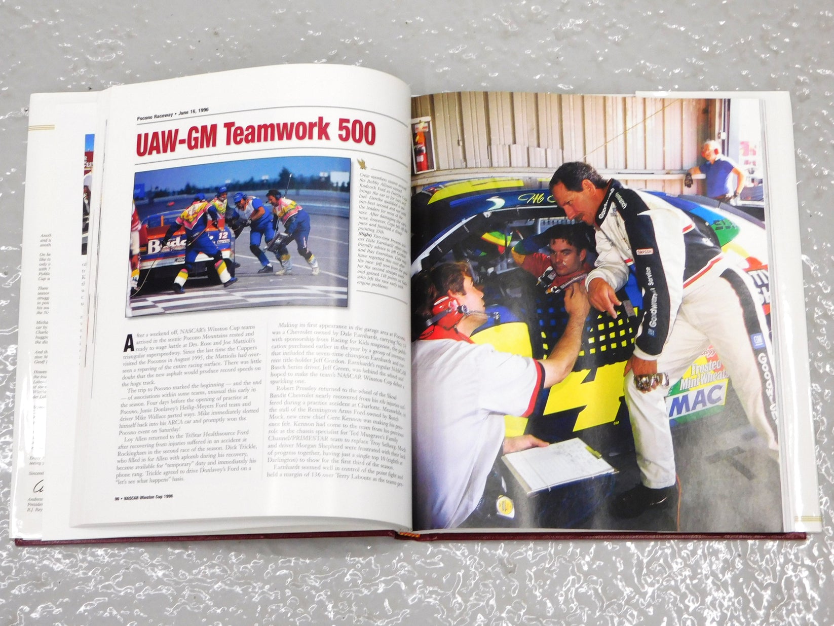STK 10302 1996 Winston Cup Yearbook – Auto Barn Classic Cars