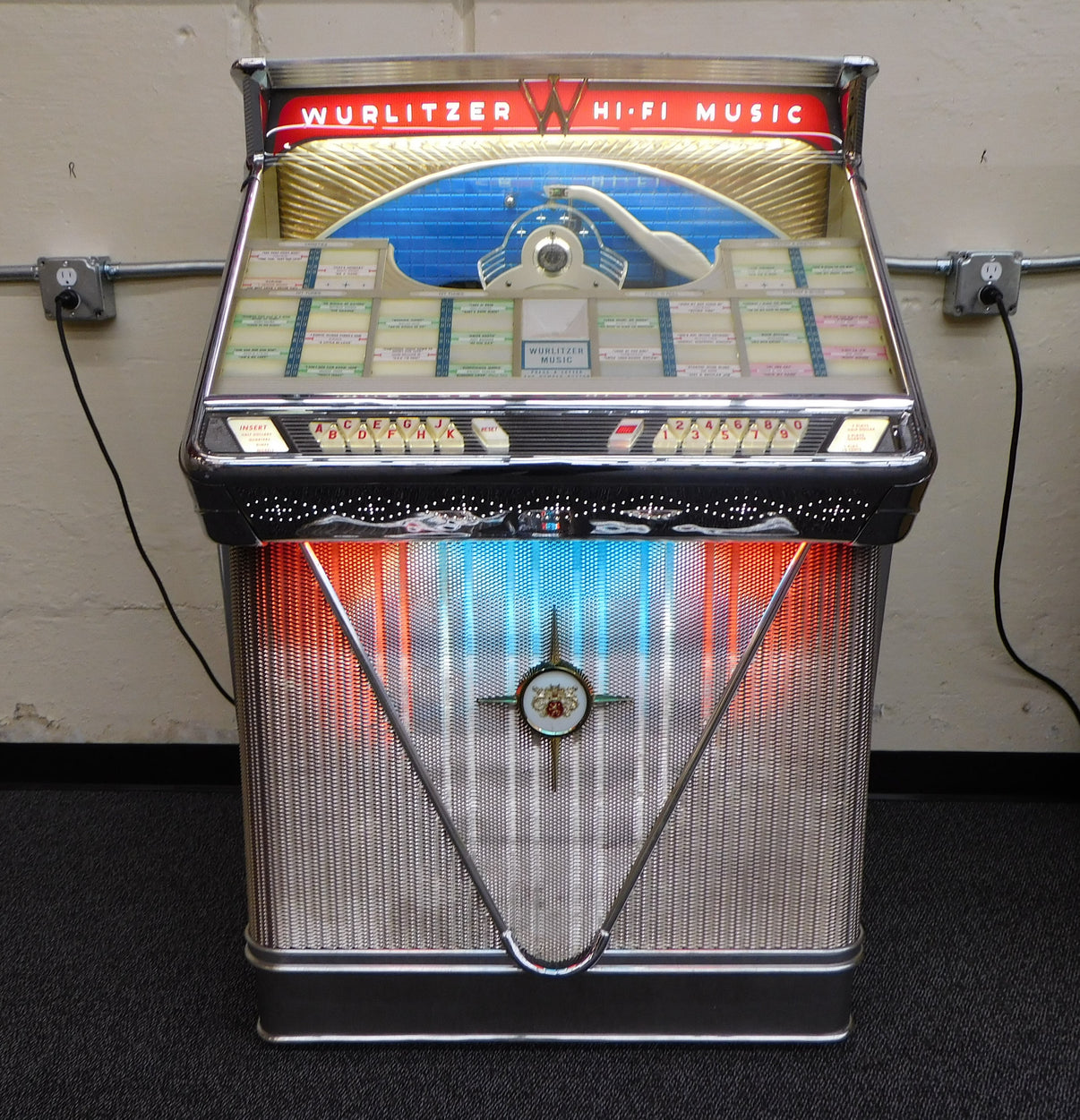 STK 10028 1960 Wurlitzer Model 2410 Jukebox – Auto Barn Classic Cars