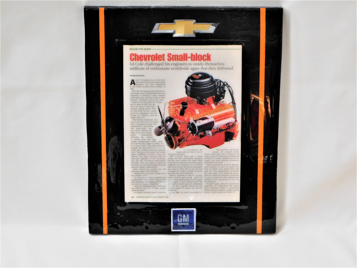 STK 10076 Chevy Small Block Engine Article Art – Auto Barn Classic Cars
