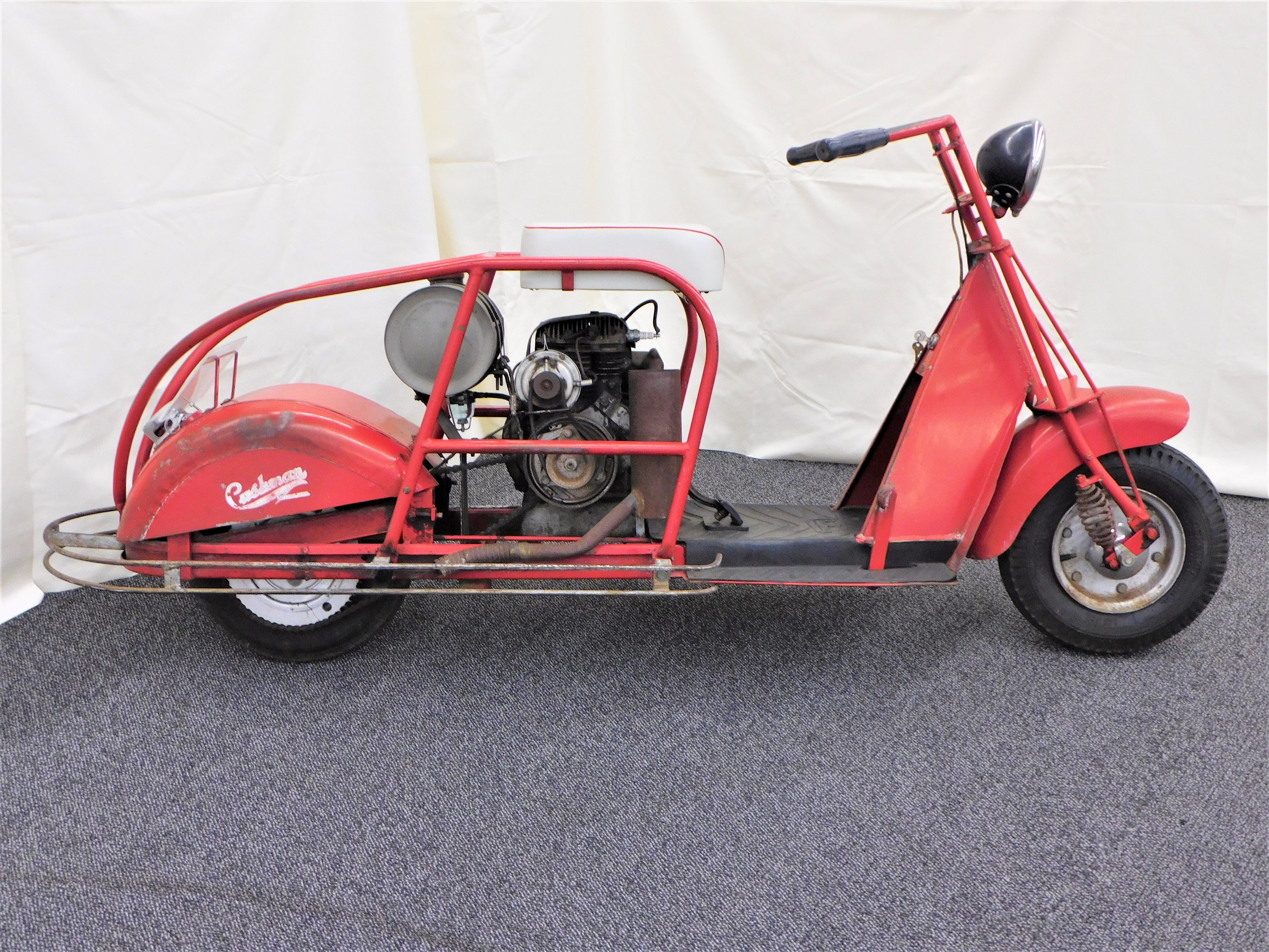 STK 10119 1948 Cushman Pacemaker Model 52A Scooter – Auto Barn Classic Cars