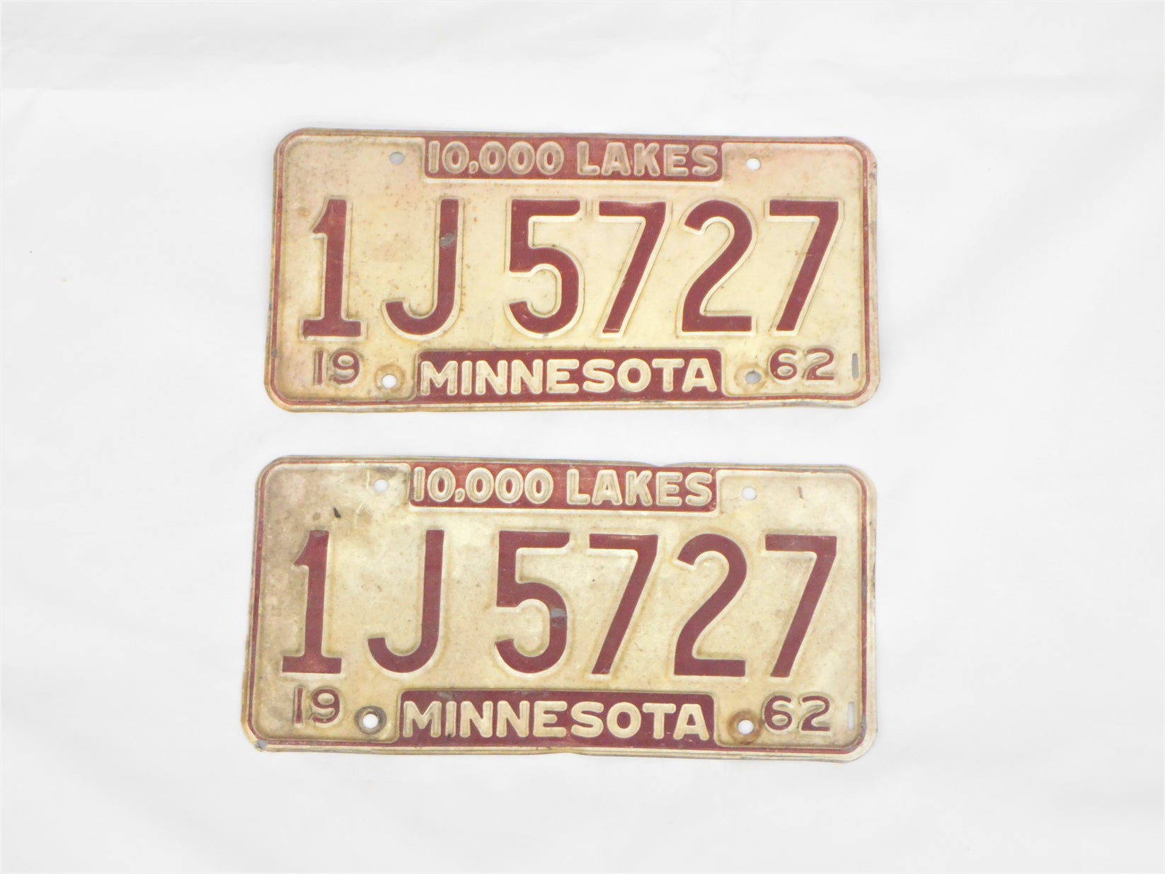 1962 Minnesota Plate Set – Auto Barn Classic Cars