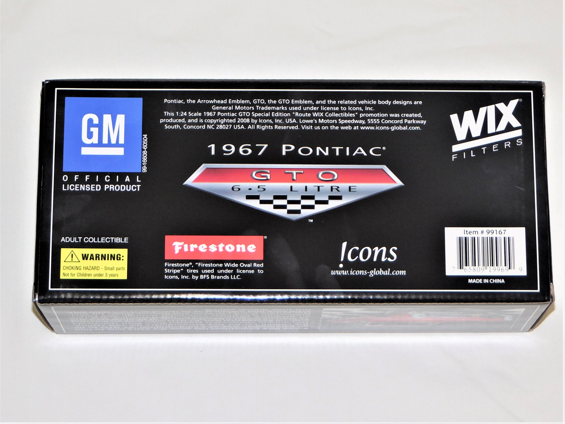 STK 10153 WIX 1967 Pontiac GTO 1/24 Die Cast *Price Includes Tax and S ...