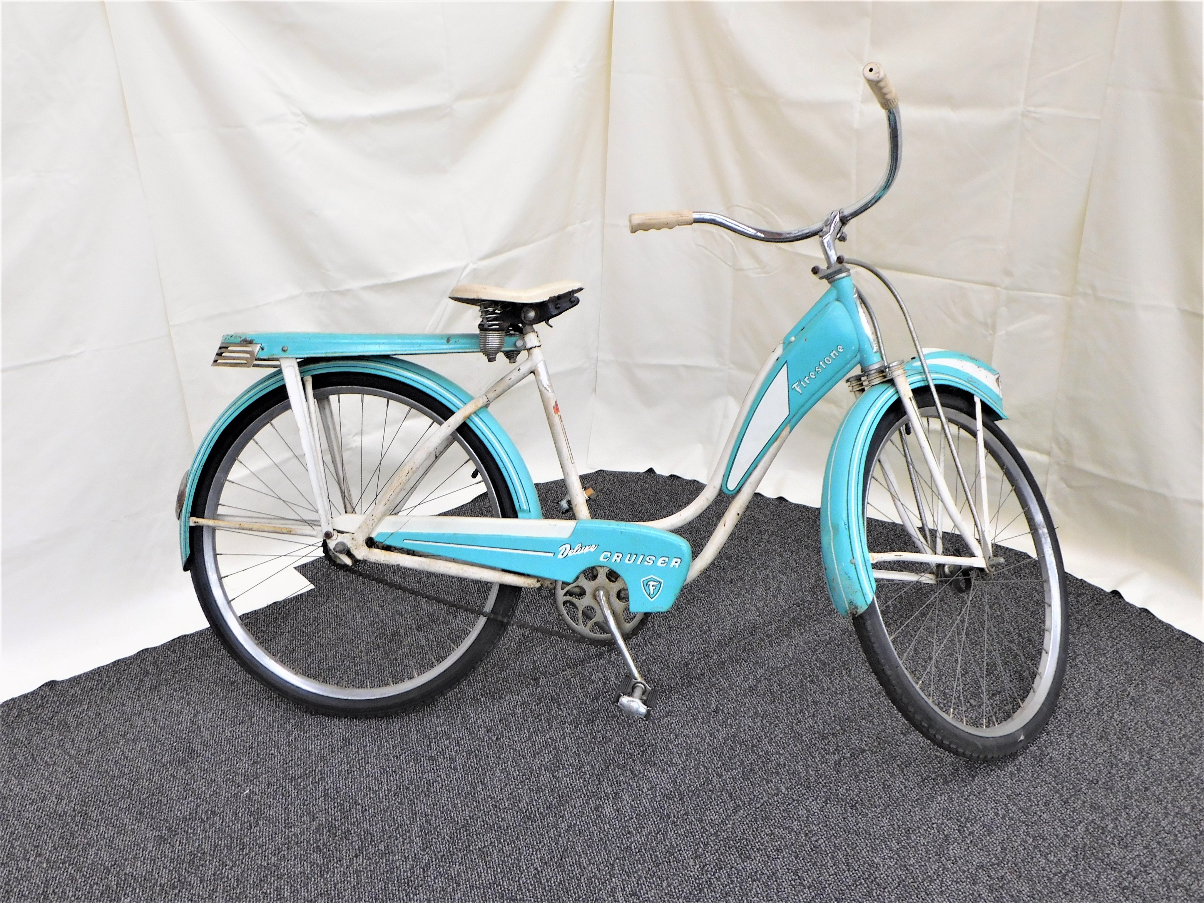 STK 10199 Firestone Deluxe Cruiser Bicycle – Auto Barn Classic Cars